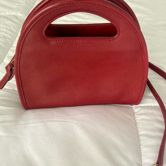 Coach | Bags | Rare Vintage Red Leather Coach Bag | Poshmark